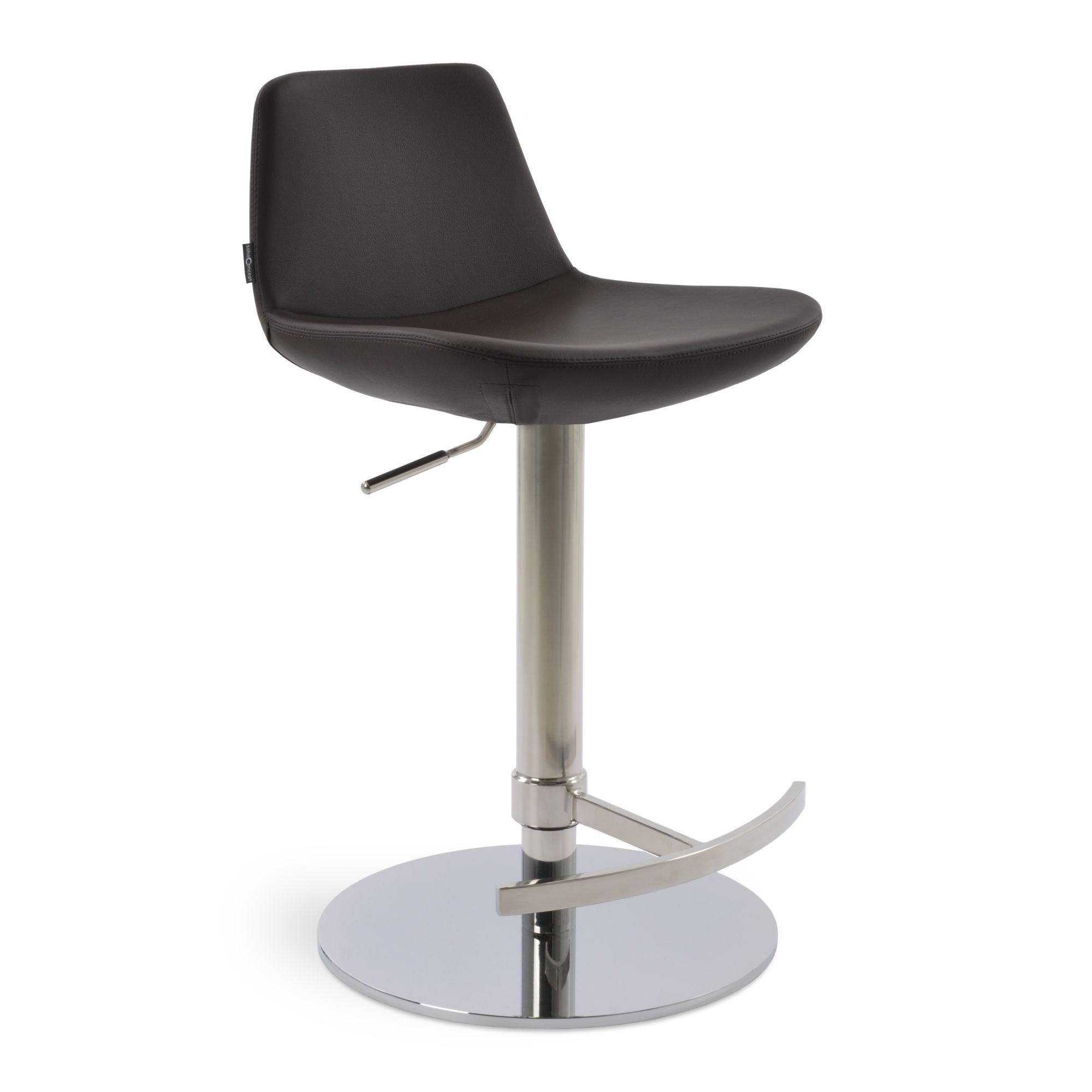 Pera Half Foot Rest Piston Stool | Harmony Modern USA