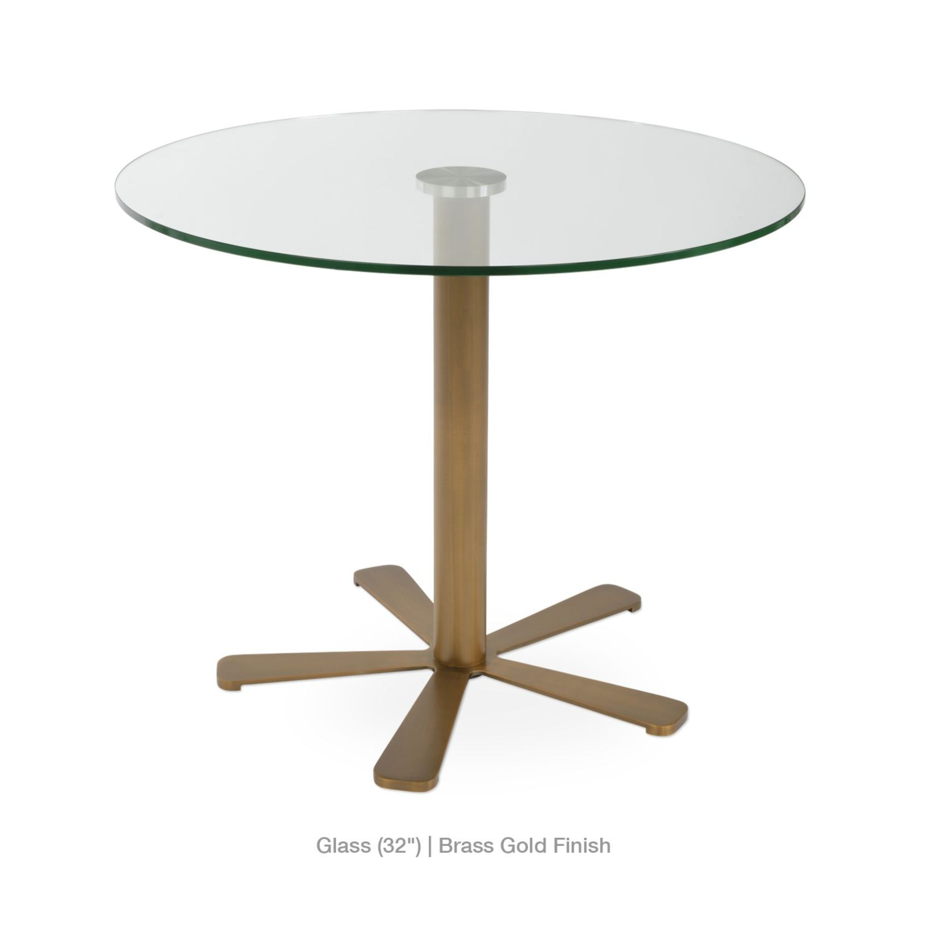 Daisy 5 Star Glass Dining Table | Harmony Modern USA