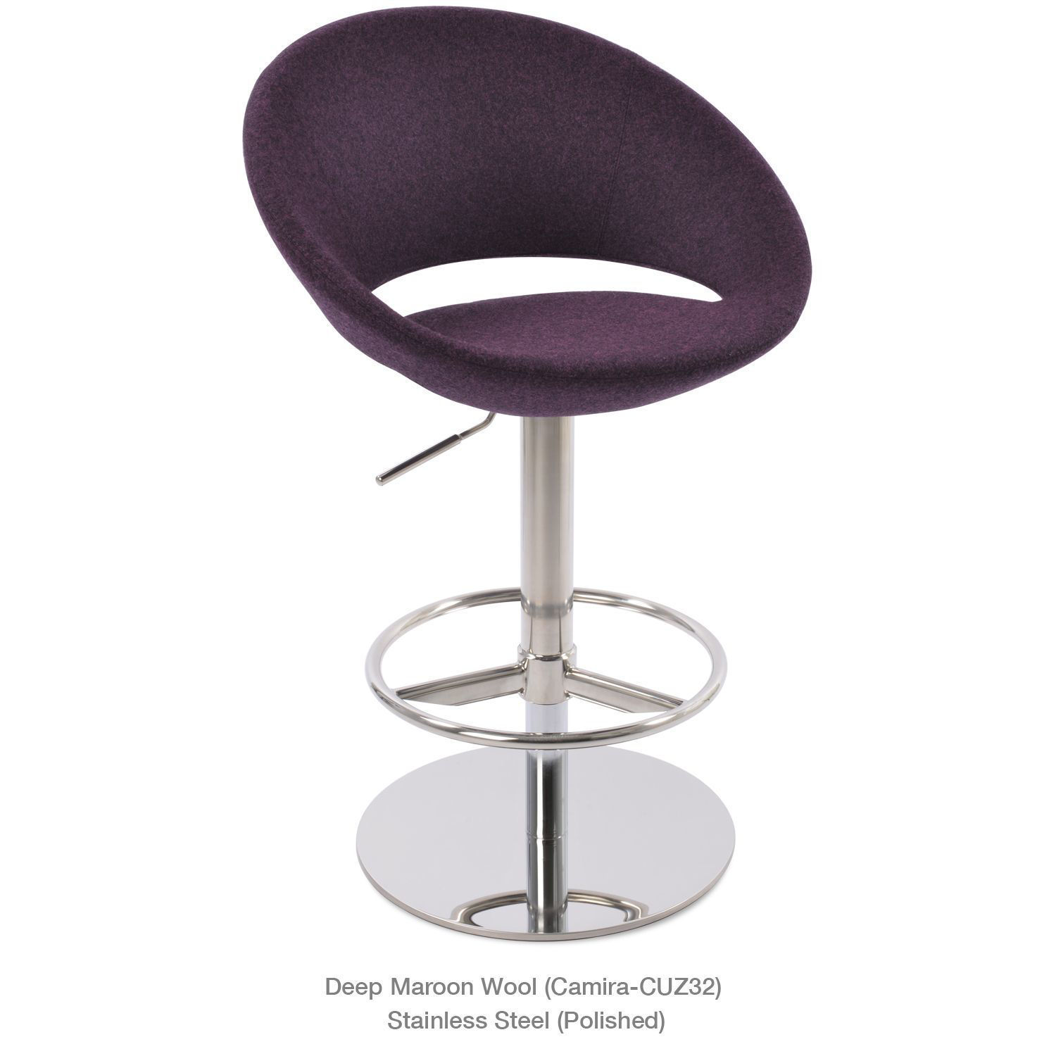 Crescent Piston Stool | Harmony Modern USA