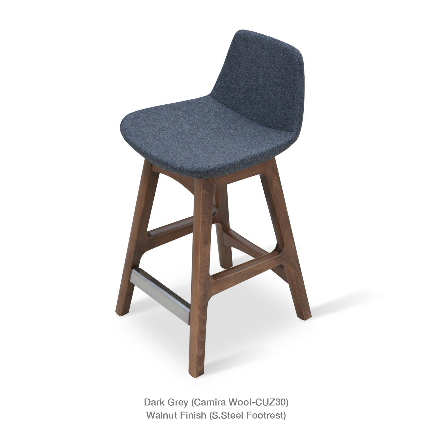 Pera Wood Bar/Counter Stool | Harmony Modern USA