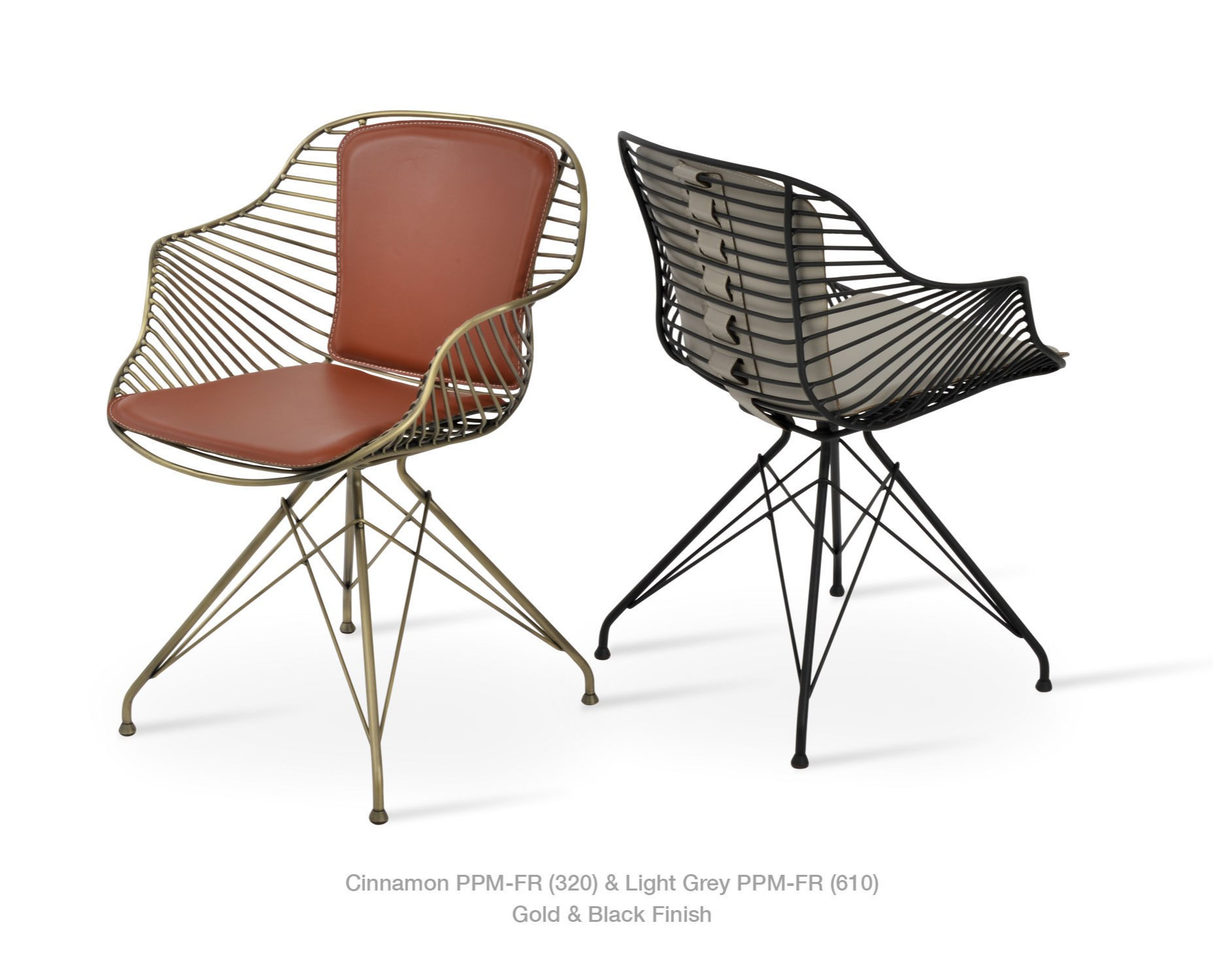 Zebra Arm Chair - Black | Harmony Modern USA