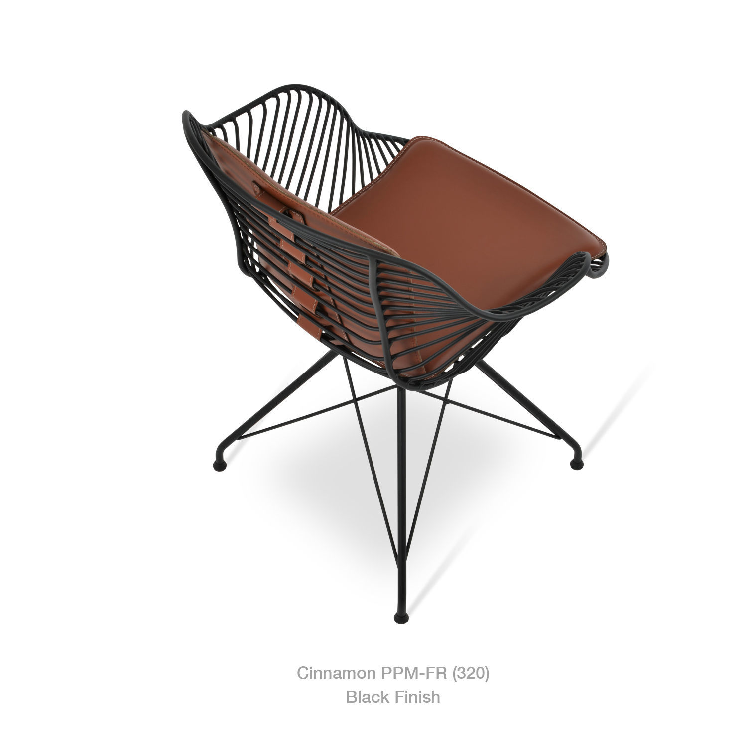 Zebra Arm Chair - Black | Harmony Modern USA