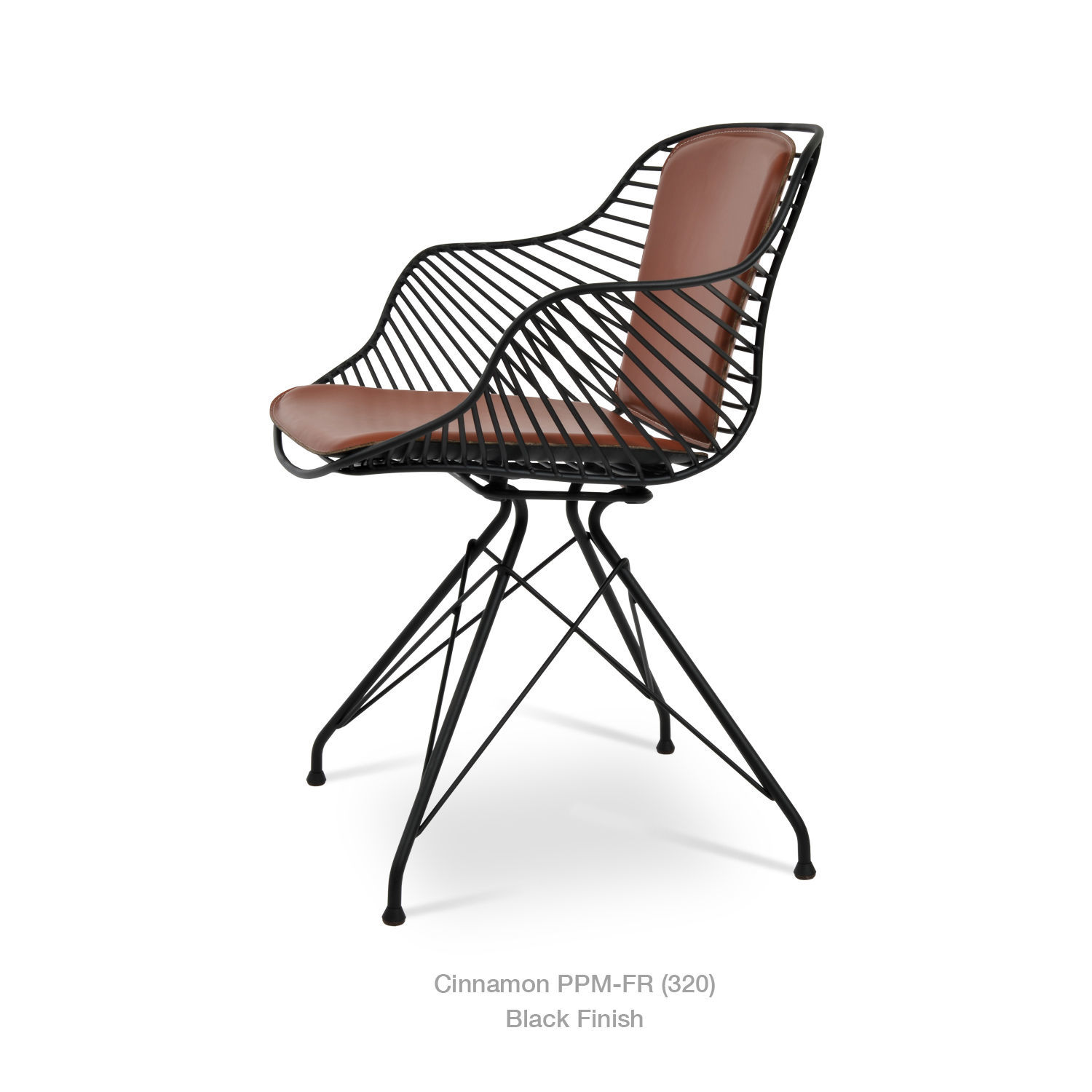 Zebra Arm Chair - Black | Harmony Modern USA