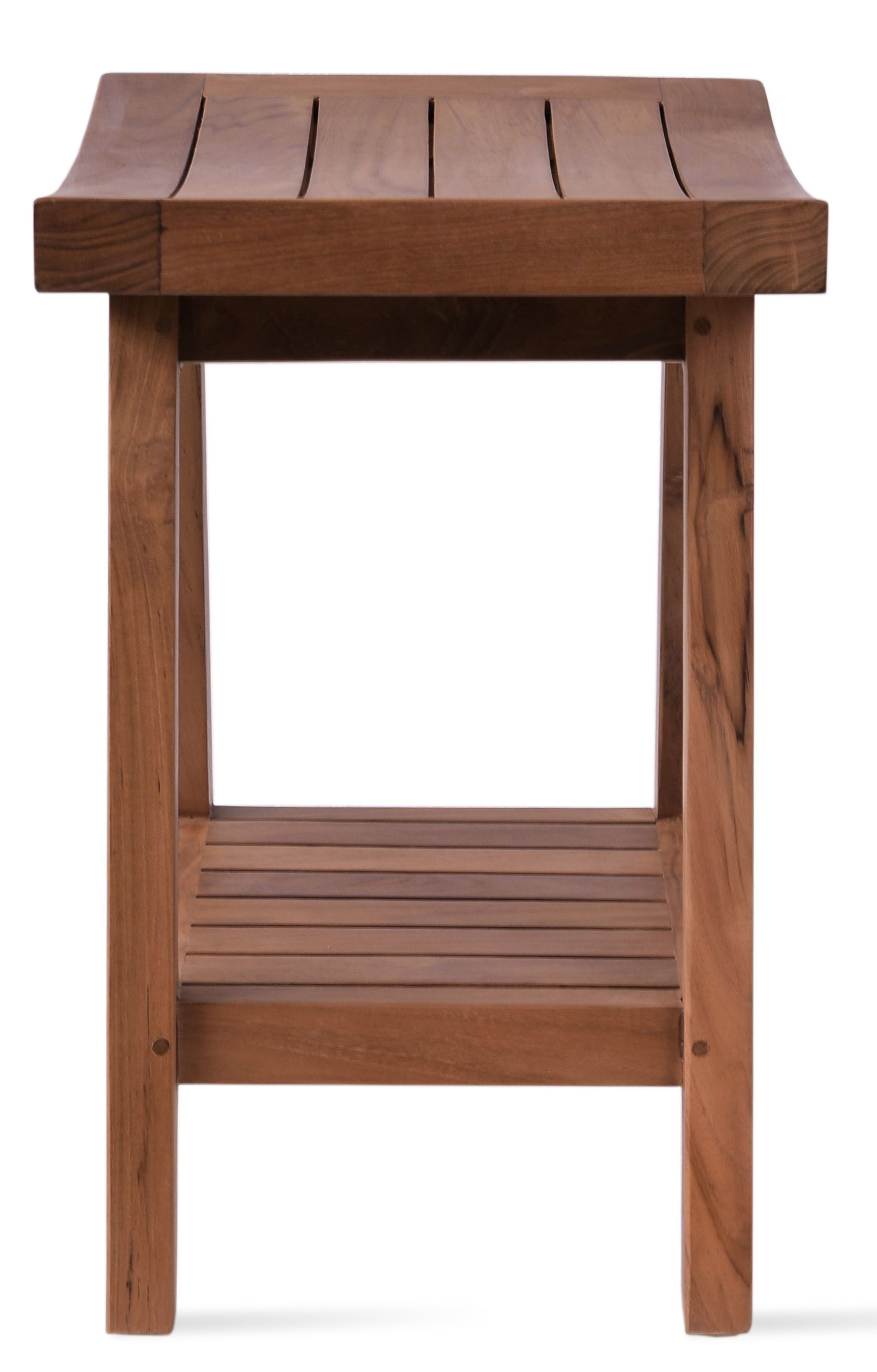 Borneo Teak bench (Shower Bench) | Harmony Modern USA