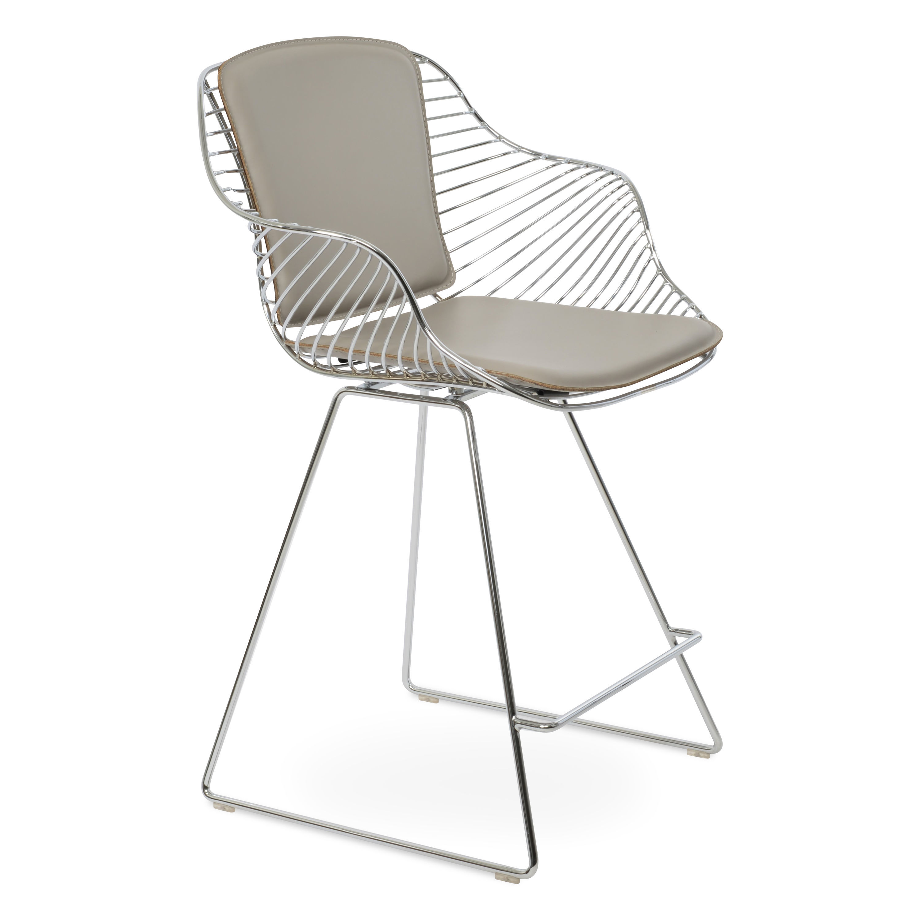 Zebra Arm Wire Stools | Harmony Modern USA