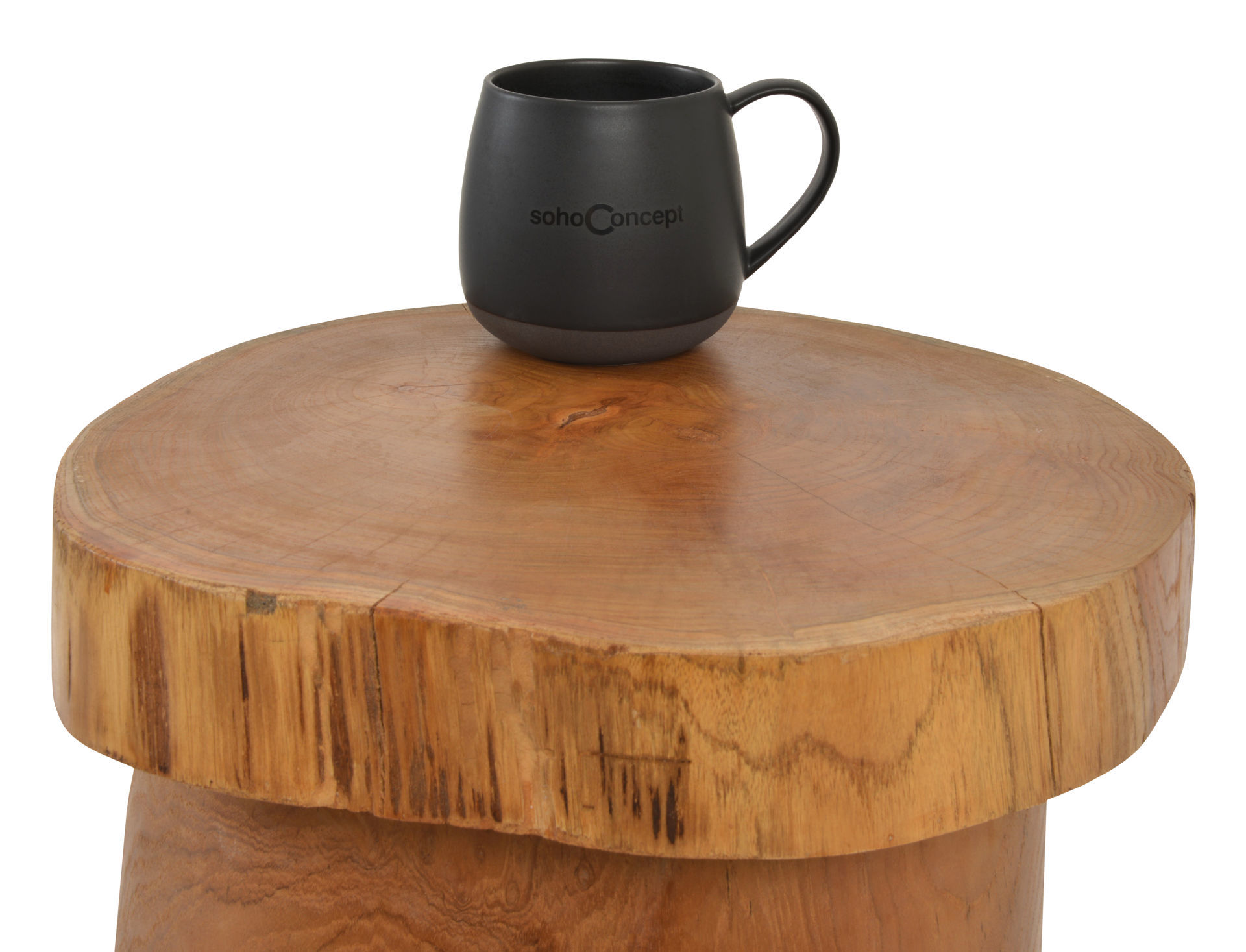 Earth Pillar Teak Side Table | Harmony Modern USA