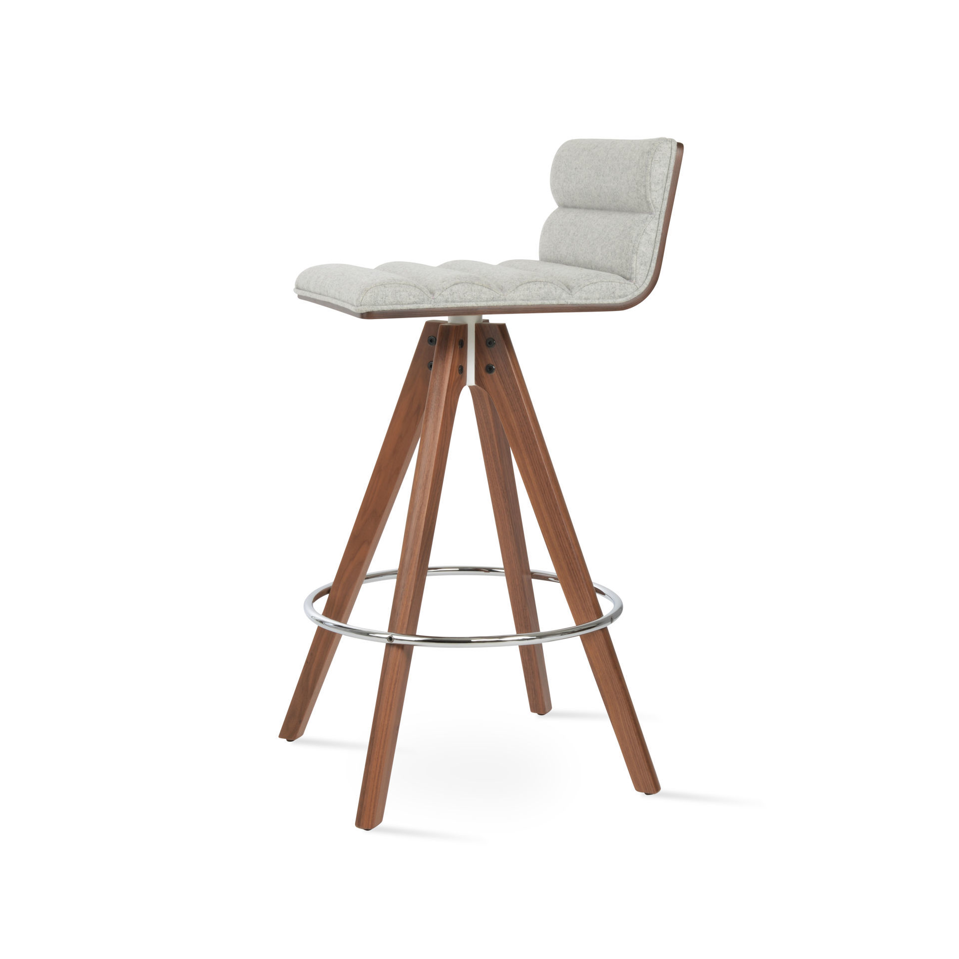 Corona Comfort Pyramid Wood Stool | Harmony Modern USA